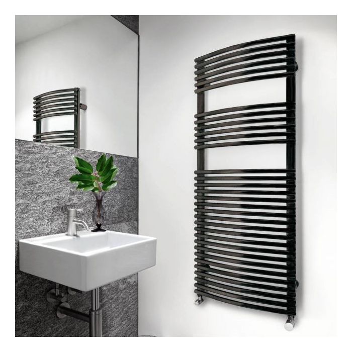 Sfera Bow Radiator - Volcanic | Zehnder – Bath & More UK