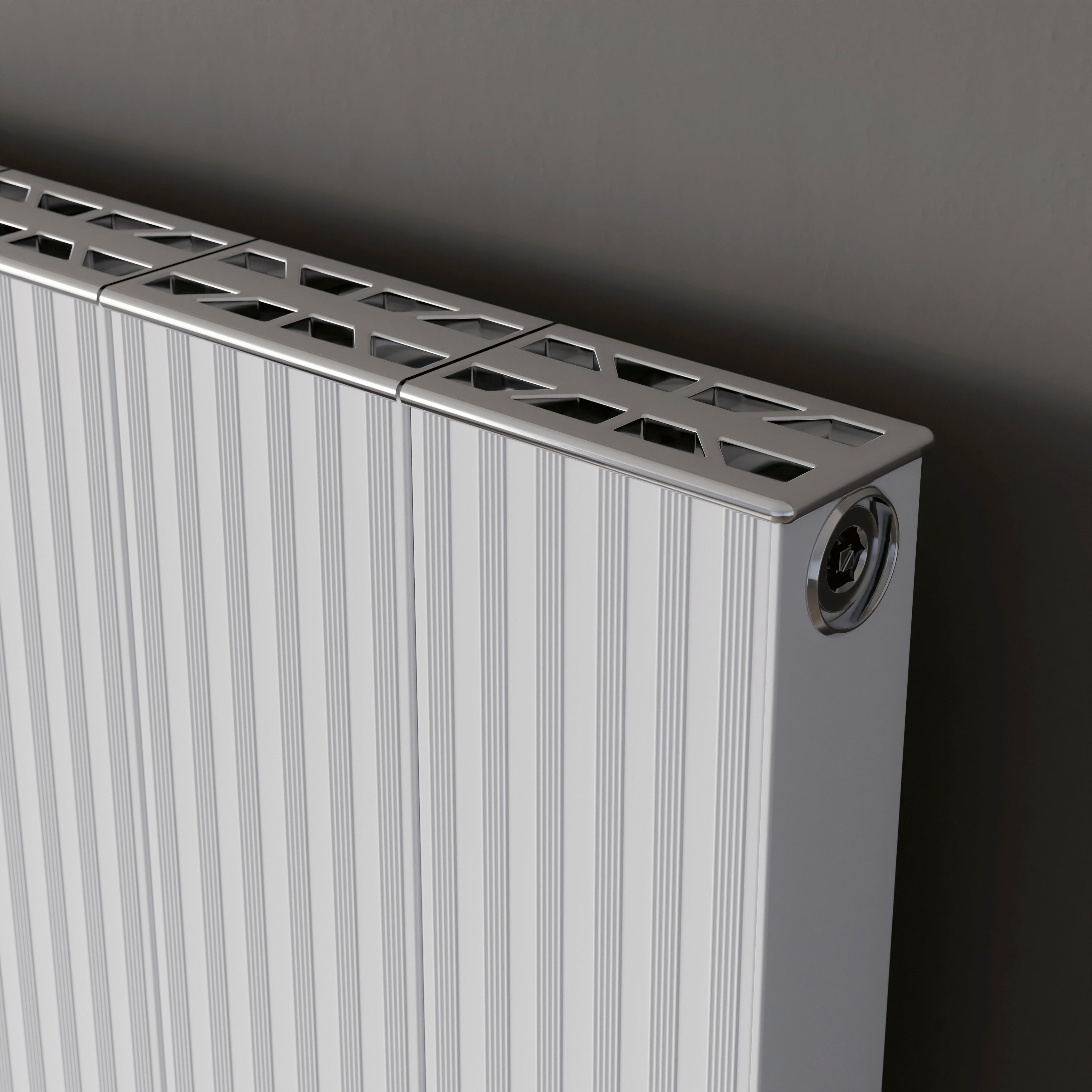 Eucotherm Ariel Vertical Aluminium Radiator - White – Bath & More UK