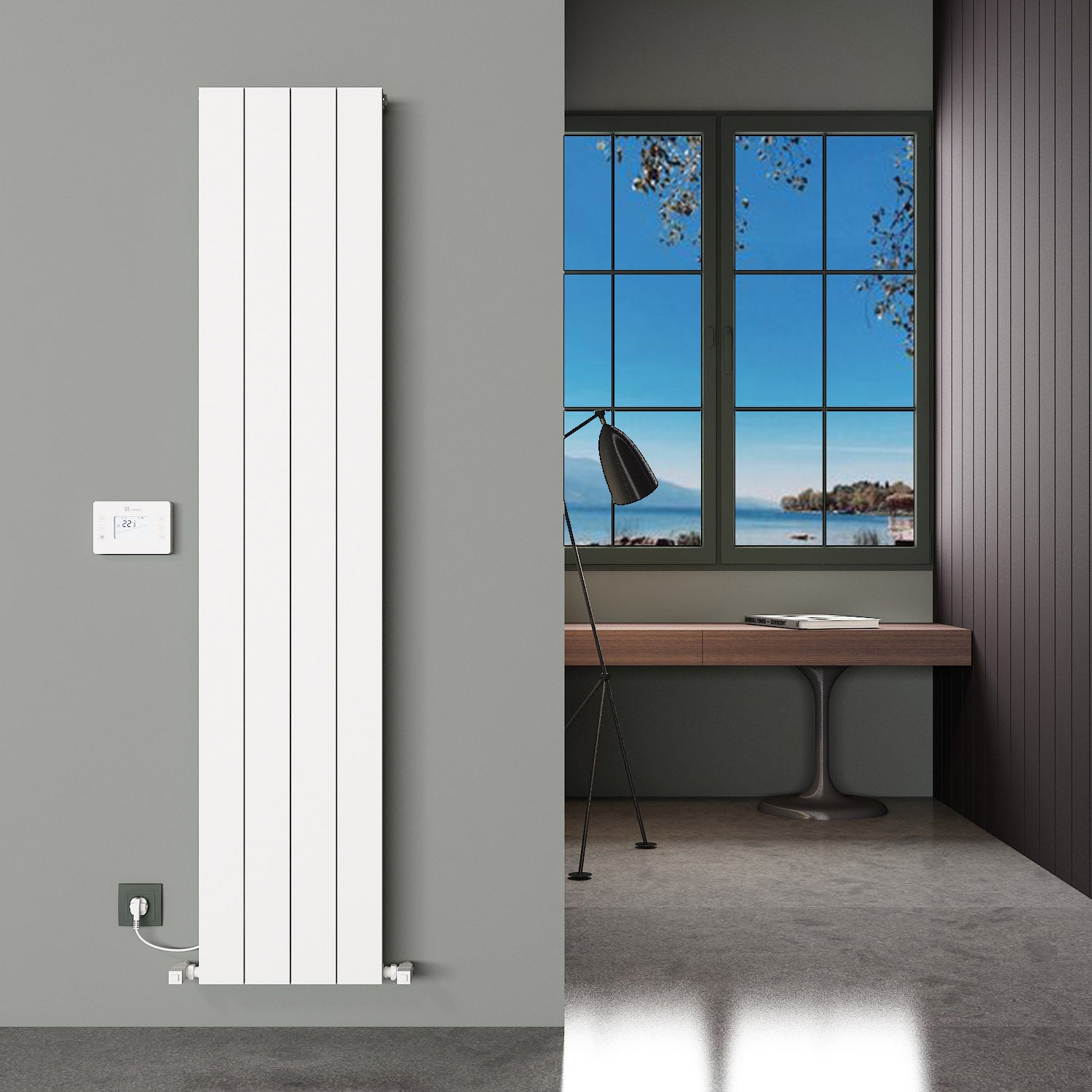 Carisa - Boreas Hybrid N Electric Radiator | Heating – Bath & More UK