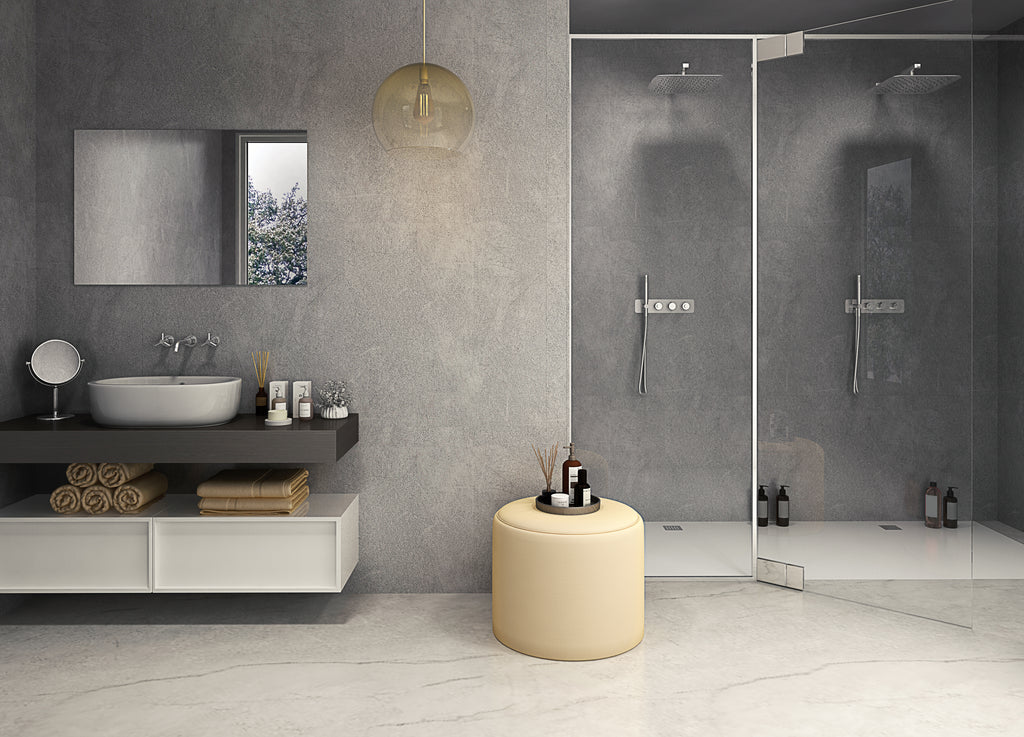 Perform Panel - Elegance Cement | Bathroom Wall Panels – Bath & More UK