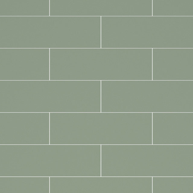 Fibo | Olive Green Metro Brick Panel 2.4 x 0.6m Tongue & Groove | Wall ...