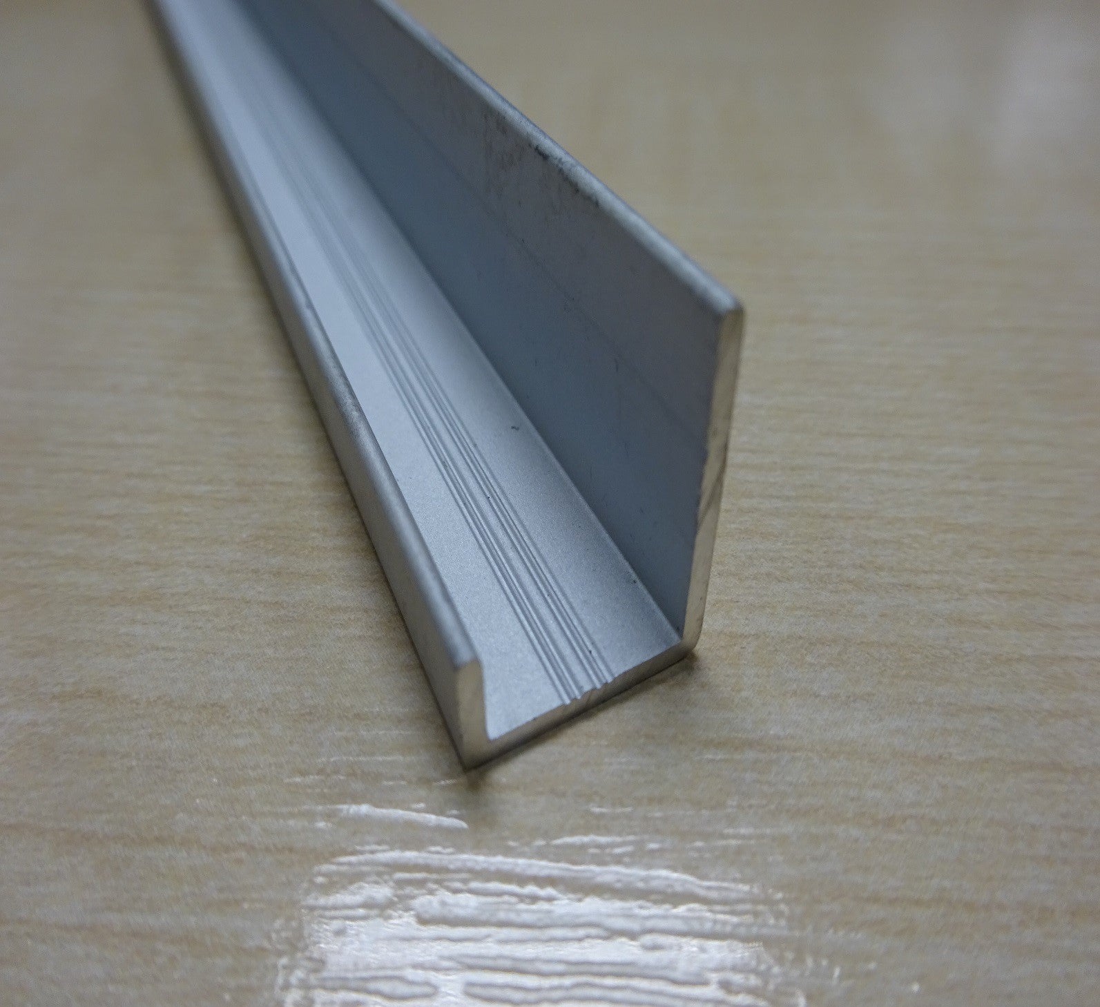 Fibo | Aluminium J-Shaped End Cap Profile 2.4m Long - RAA | Wall Panels ...