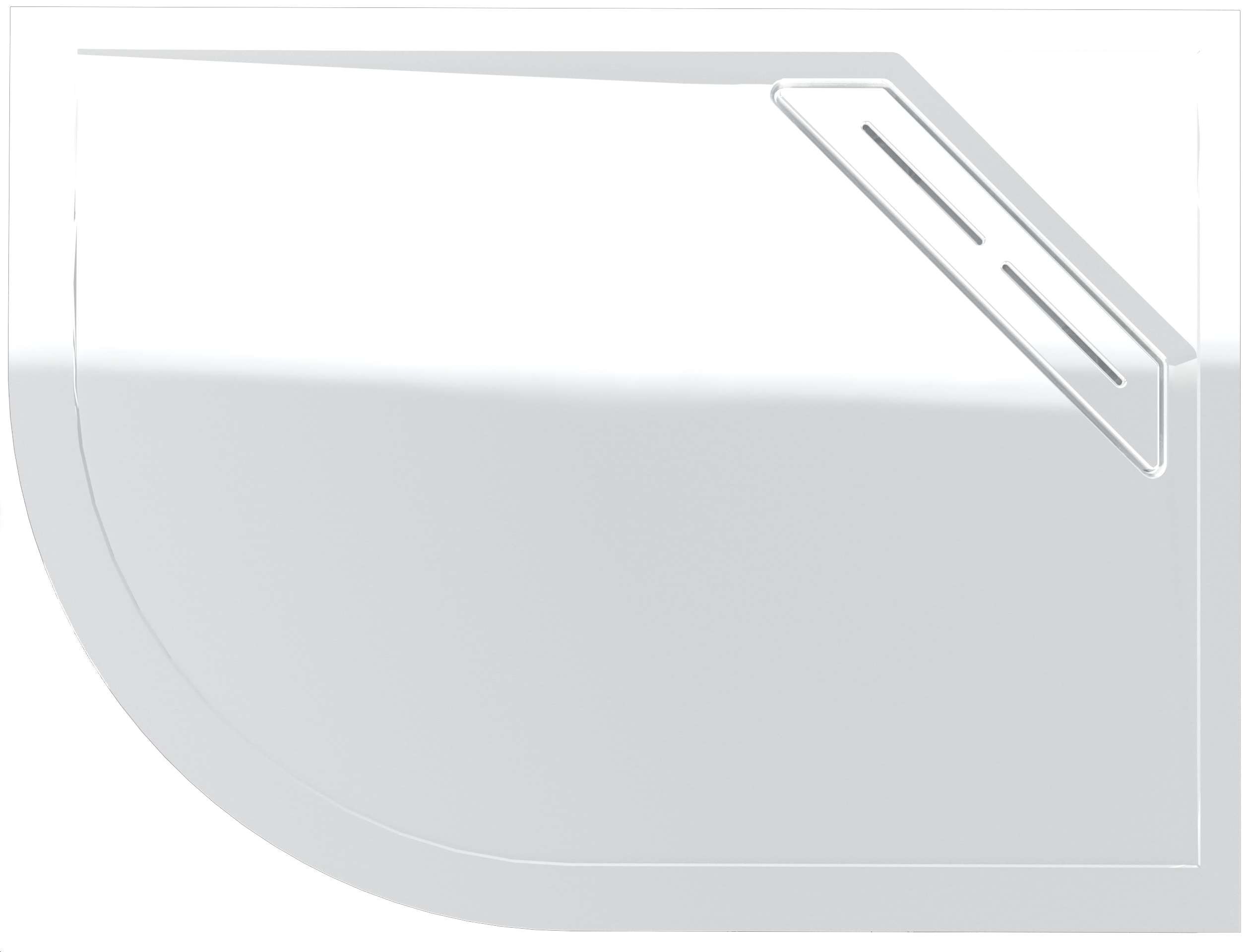 Kudos Connect2 Offset Quadrant Slip Resistant Shower Tray – Bath & More UK