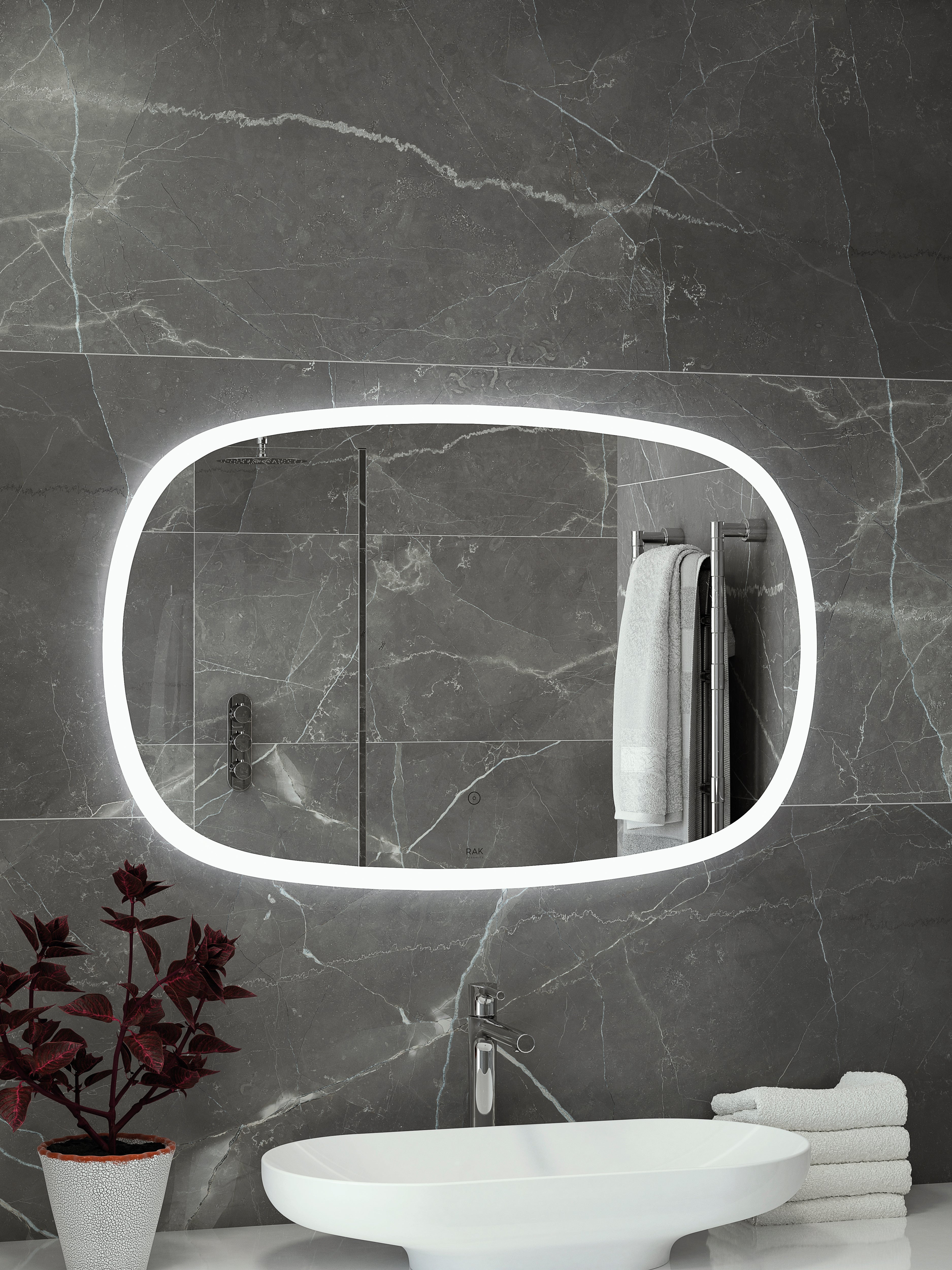 RAK Deco LED Illuminated Mirror – Bath & More UK