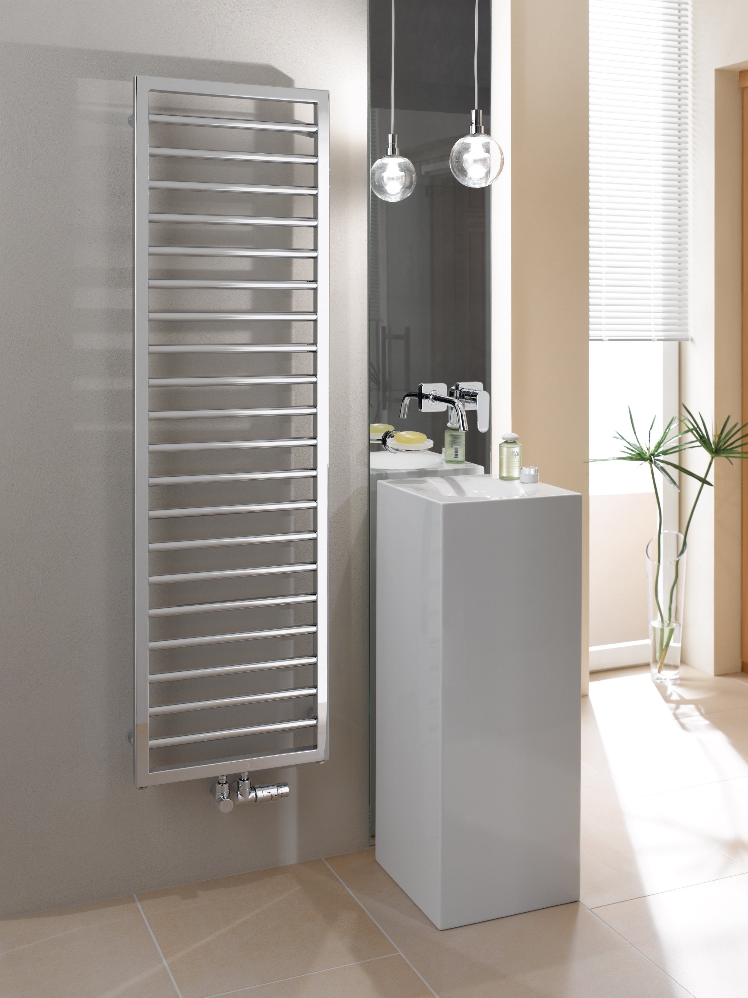 Subway Radiator - Chrome | Zehnder – Bath & More UK