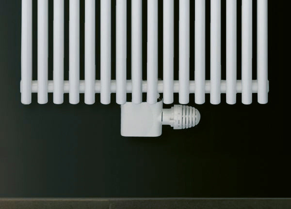 Eucotherm Central 50mm Radiator Valve - White or Chrome – Bath & More UK
