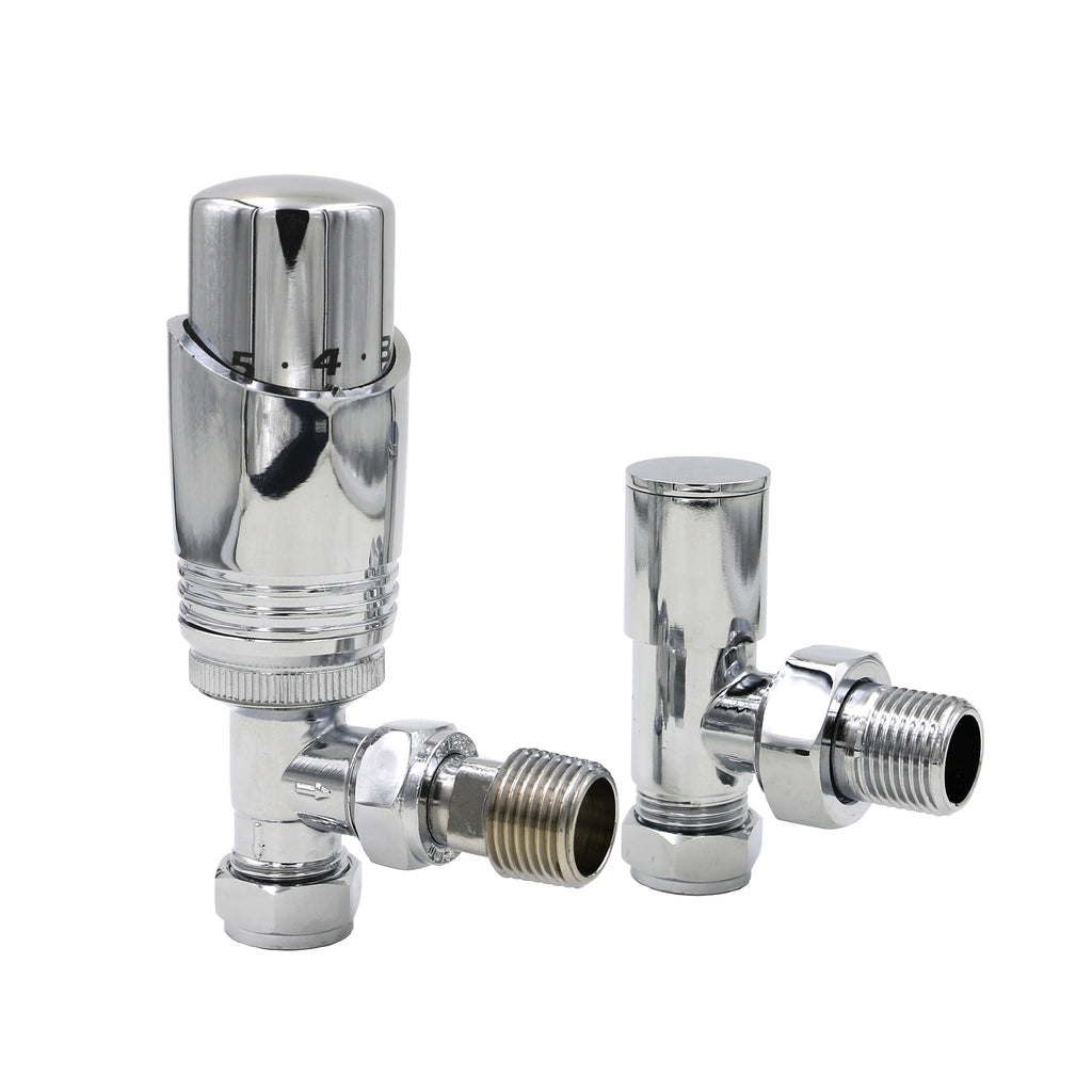 Eucotherm Deluxe TRV Valves - White/Chrome/Anthracite/Nickel – Bath ...