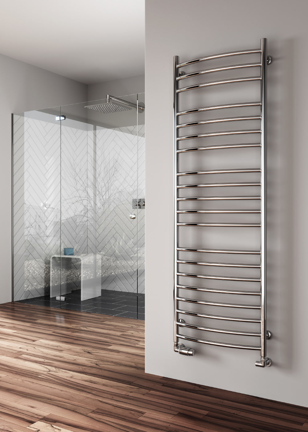 Reina Eos Radiator - Polished | Heating – Bath & More UK