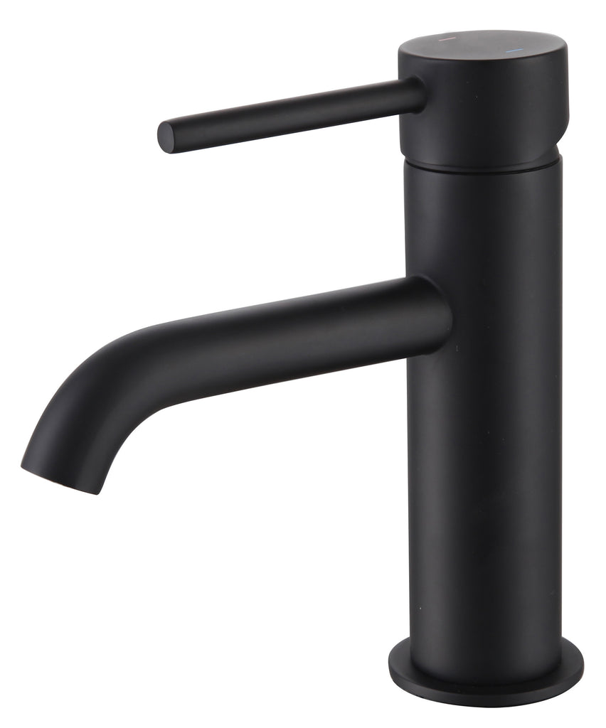 Frontline - Aqua Mineral Mini Basin Mono - Matt Black – Bath & More UK