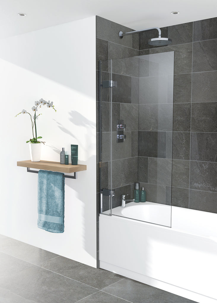 Lakes Island Hinged Bath Screen – Bath & More UK