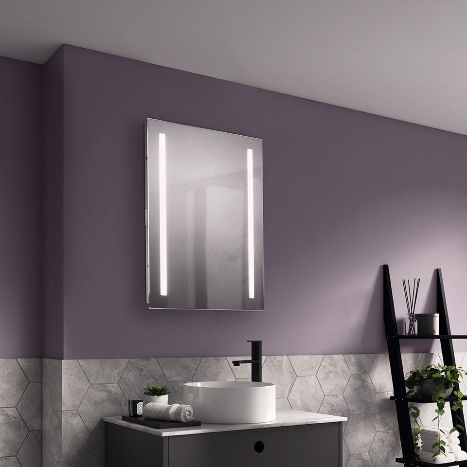 Sensio Kai Plus LED Illuminated Mirror | Bathroom Mirrors – Bath & More UK
