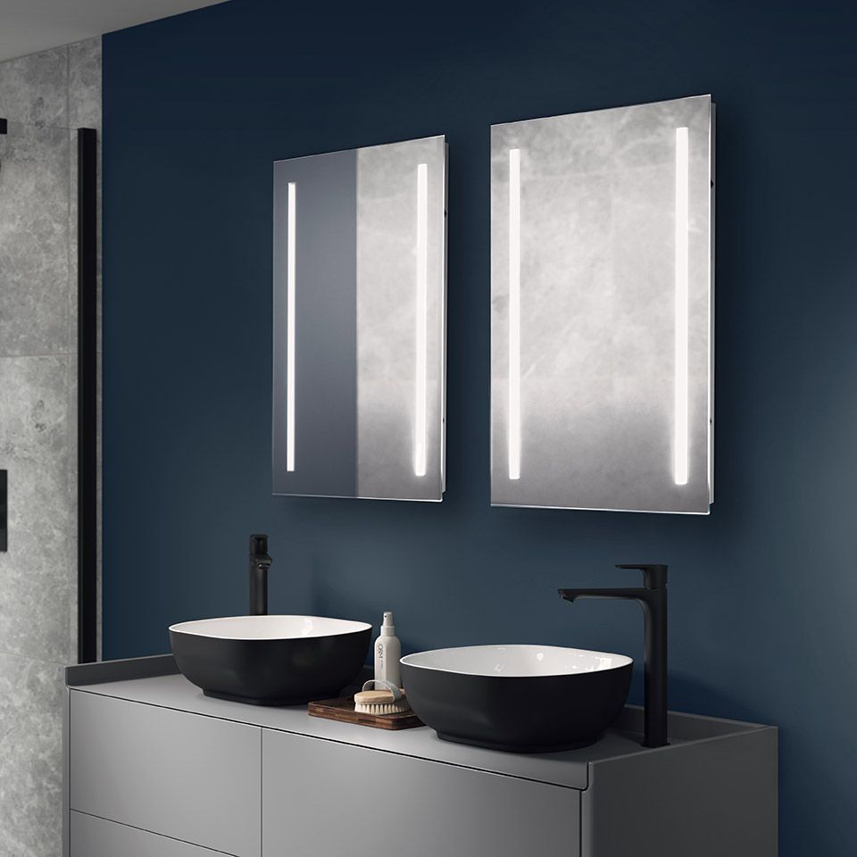 Sensio Uno LED Illuminated Mirror | Bathroom Mirrors – Bath & More UK