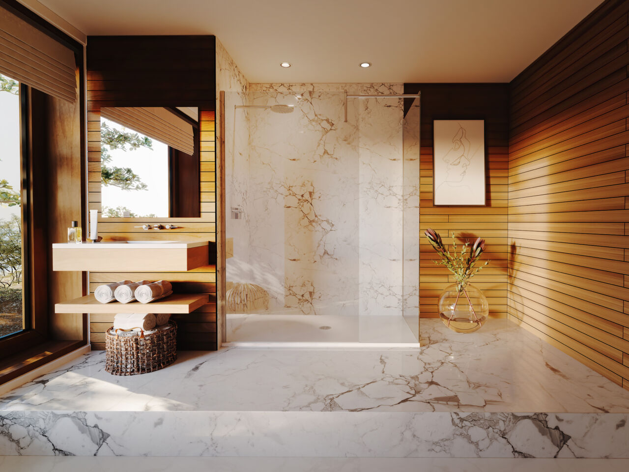 Matki-ONE Walk In Shower Enclosure with Side Panel – Bath & More UK