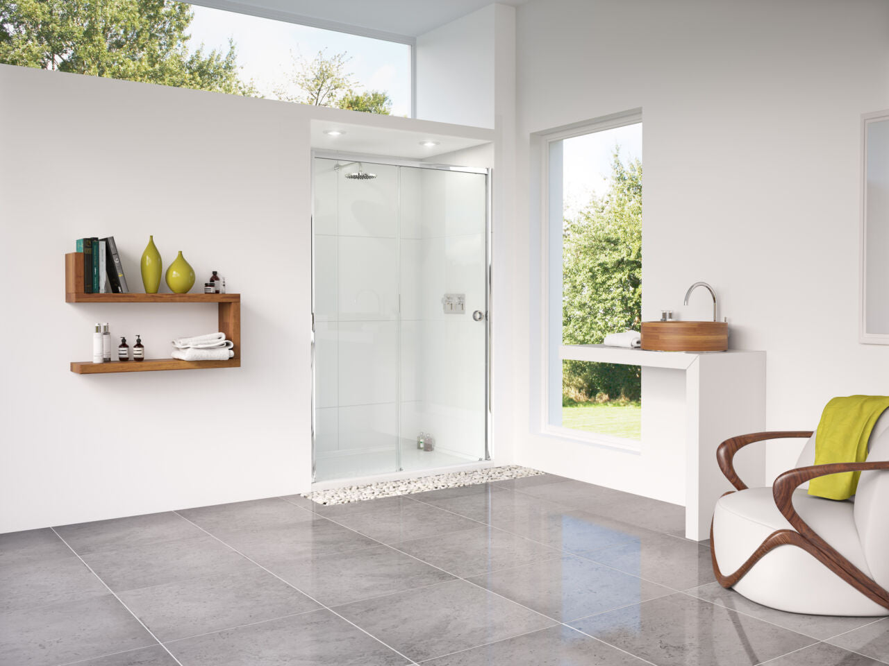 Matki Radiance Sliding Shower Door with Slimline Shower Tray – Bath ...