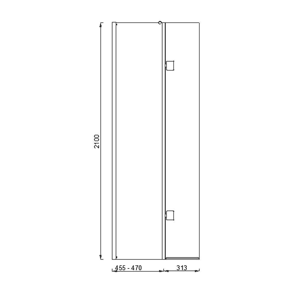 Matki-ONE Wet Room Panel with Hinge Panel | Shower Enclosure – Bath ...